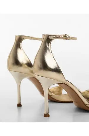 Mango Ankle Strap Stiletto Sandal