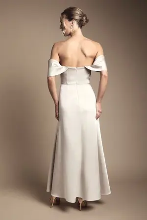 Coast Bandeau Maxi Dress - Champagne