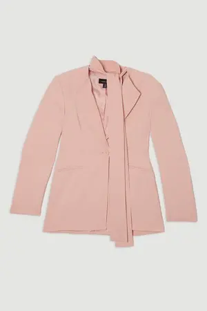 Karen Millen Tie Neck Blazer