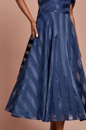 Coast Organza Bardot Midi Dress