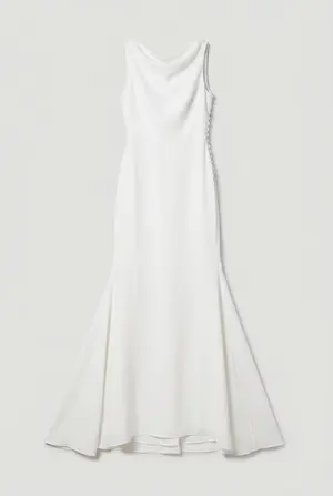 Coast Chiffon Cowl Neck Maxi Dress With Cape Effect