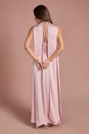 Coast Corsage Satin Maxi Dress
