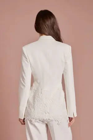 Coast Longline Floral Embroidered Blazer
