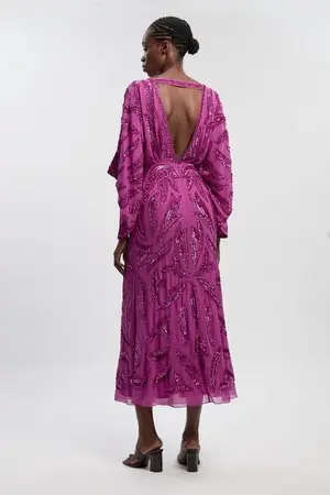 Karen Millen Embellished Maxi Dress
