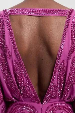 Karen Millen Embellished Maxi Dress