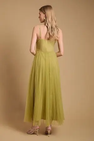 OASIS Corset Detail Maxi Dress