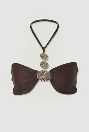 Karen Millen Halterneck Bikini Top