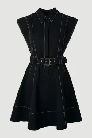 Karen Millen High Neck Mini Dress