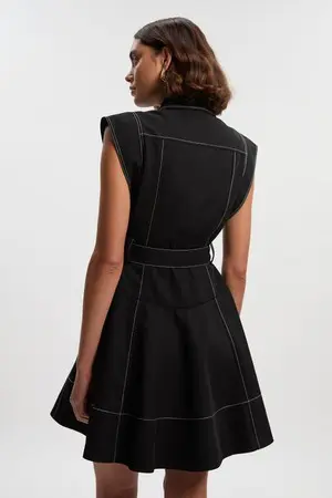 Karen Millen High Neck Mini Dress