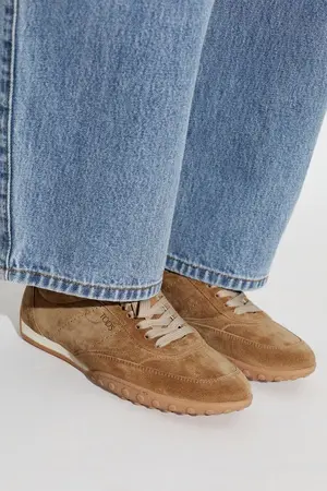 TOD’S Suede Low Top Lace-up Sneakers