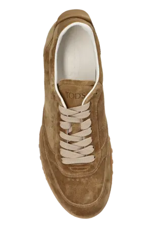 TOD’S Suede Low Top Lace-up Sneakers