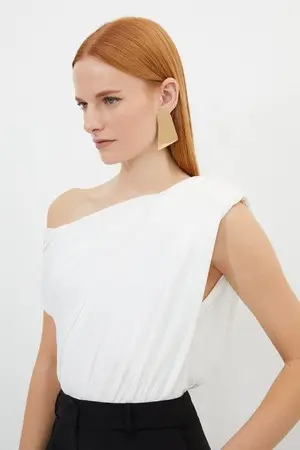 Karen Millen Asymmetric Bodysuit