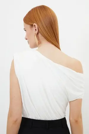 Karen Millen Asymmetric Bodysuit