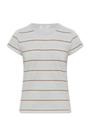 Rag & Bone Striped Pattern T-shirt - Grey