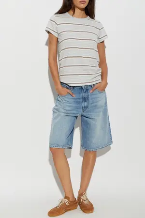 Rag & Bone Striped Pattern T-shirt