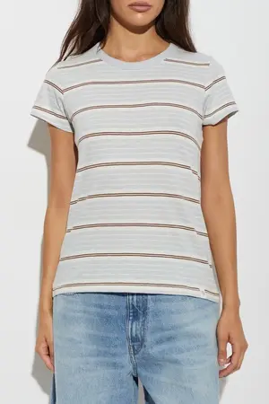 Rag & Bone Striped Pattern T-shirt
