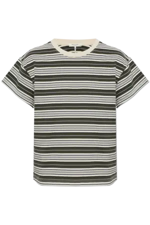 Rag & Bone Striped Pattern T-shirt