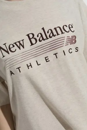 NEW BALANCE T-shirt With 'wt6297mk' Logo