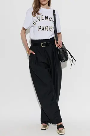 Givenchy Sliced’ Leather Ballet Flats