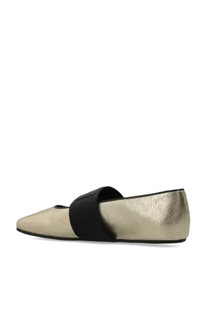 Givenchy Sliced’ Leather Ballet Flats