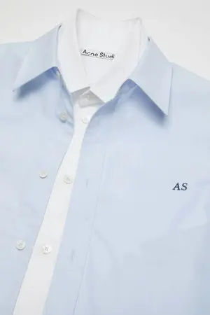 Acne Studios Layered Poplin Button-up Shirt