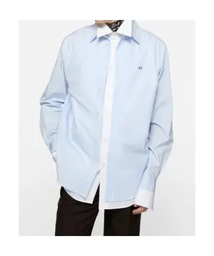 Acne Studios Layered Poplin Button-up Shirt