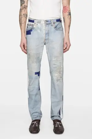 Acne Studios 1996m Trompe-l'œil Tape Jeans