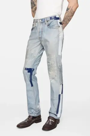 Acne Studios 1996m Trompe-l'œil Tape Jeans