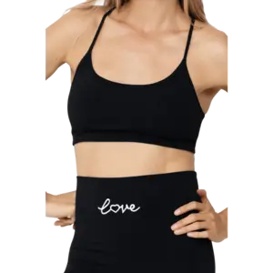 SELF-ADORE Adore Yourself Premium Sports Bra Top