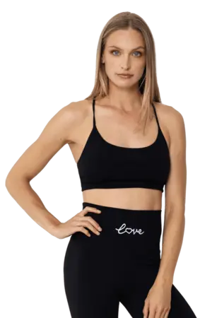 SELF-ADORE Adore Yourself Premium Sports Bra Top