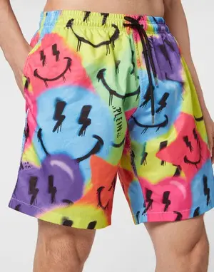 Philipp Plein Swim-trunks Smile