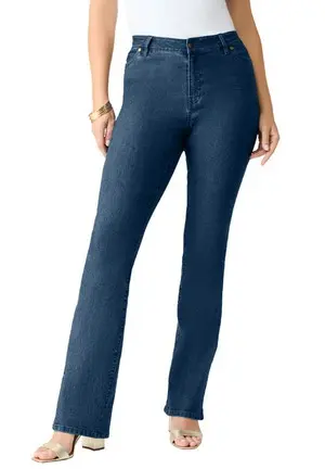 Roaman's Frill Jeans For Women
