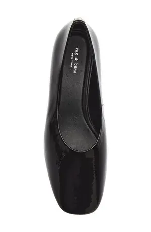 Rag & Bone Poppi Heeled Ballet Leather Pump