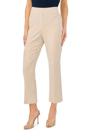 Halogen Pinstripe Kick Flare Ankle Pants
