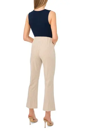 Halogen Pinstripe Kick Flare Ankle Pants