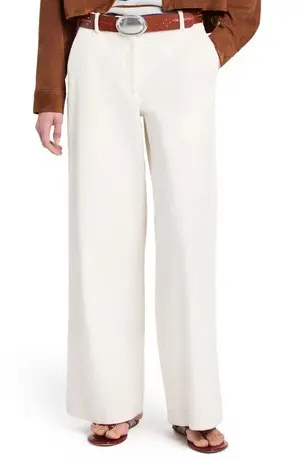 TWP Dylan Stretch Cotton Corduroy Wide Leg Pants