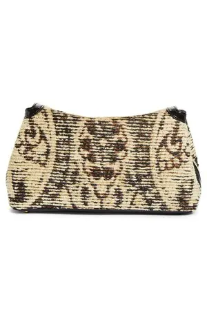 TOTEME Mini T-lock Paisley Jacquard Clutch