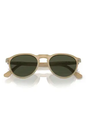 Persol Phantos Sunglasses - Beige Opal/green