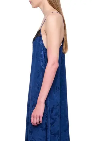 Zadig&Voltaire Respa Horse Jacquard Silk Slipdress