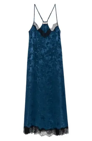Zadig&Voltaire Respa Horse Jacquard Silk Slipdress