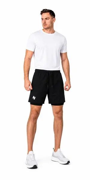 ZILPU Quick-dry Performance 7" Training Shorts - Black