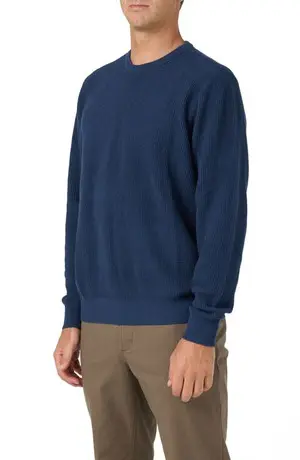 O'Neill Roscoe Waffle Knit Crewneck Sweater - Navy