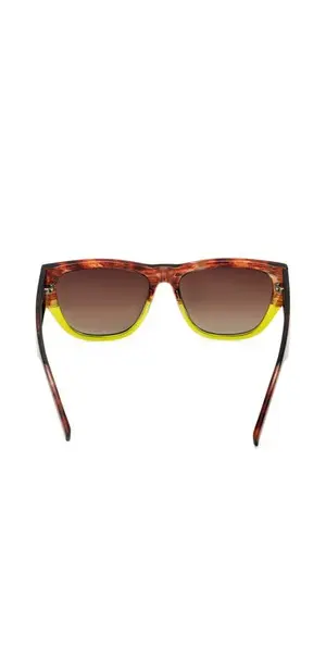 MIO MARINO Polarized Vintage Square Sunglasses - Olive Branch