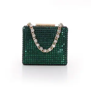Badgley Mischka Serenity Crystal Box Clutch