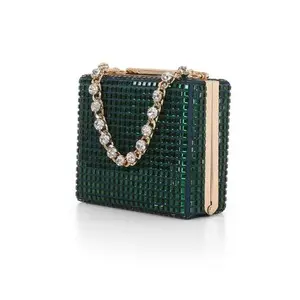 Badgley Mischka Serenity Crystal Box Clutch