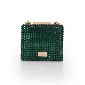 Badgley Mischka Serenity Crystal Box Clutch