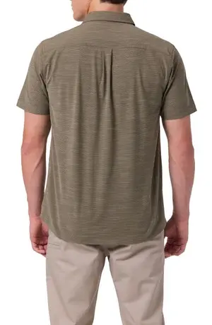 O'Neill Upf Slub Short Sleeve Button Up Shirt