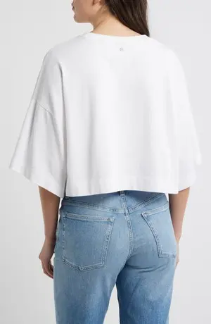 Hugo Boss Ephilas Eyelet Cotton Jersey Top