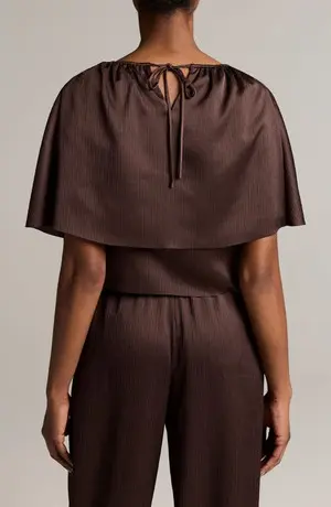 Vince Tiered Cape Top
