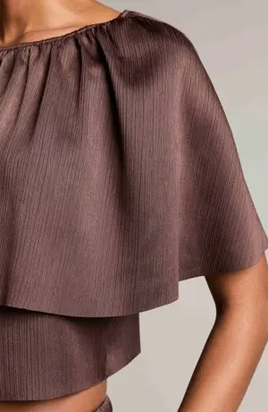 Vince Tiered Cape Top